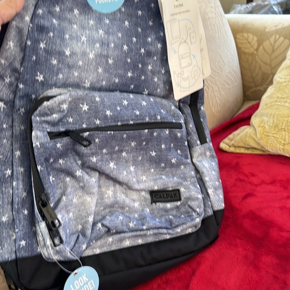 Other | Brand Cal Pack Glenroe New Blue And White Back Pack | Poshmark